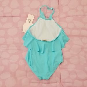 Kate Mack | Swim | Nwt Kate Mack Aqua Halter Piece Swimsuit Size 3t ...